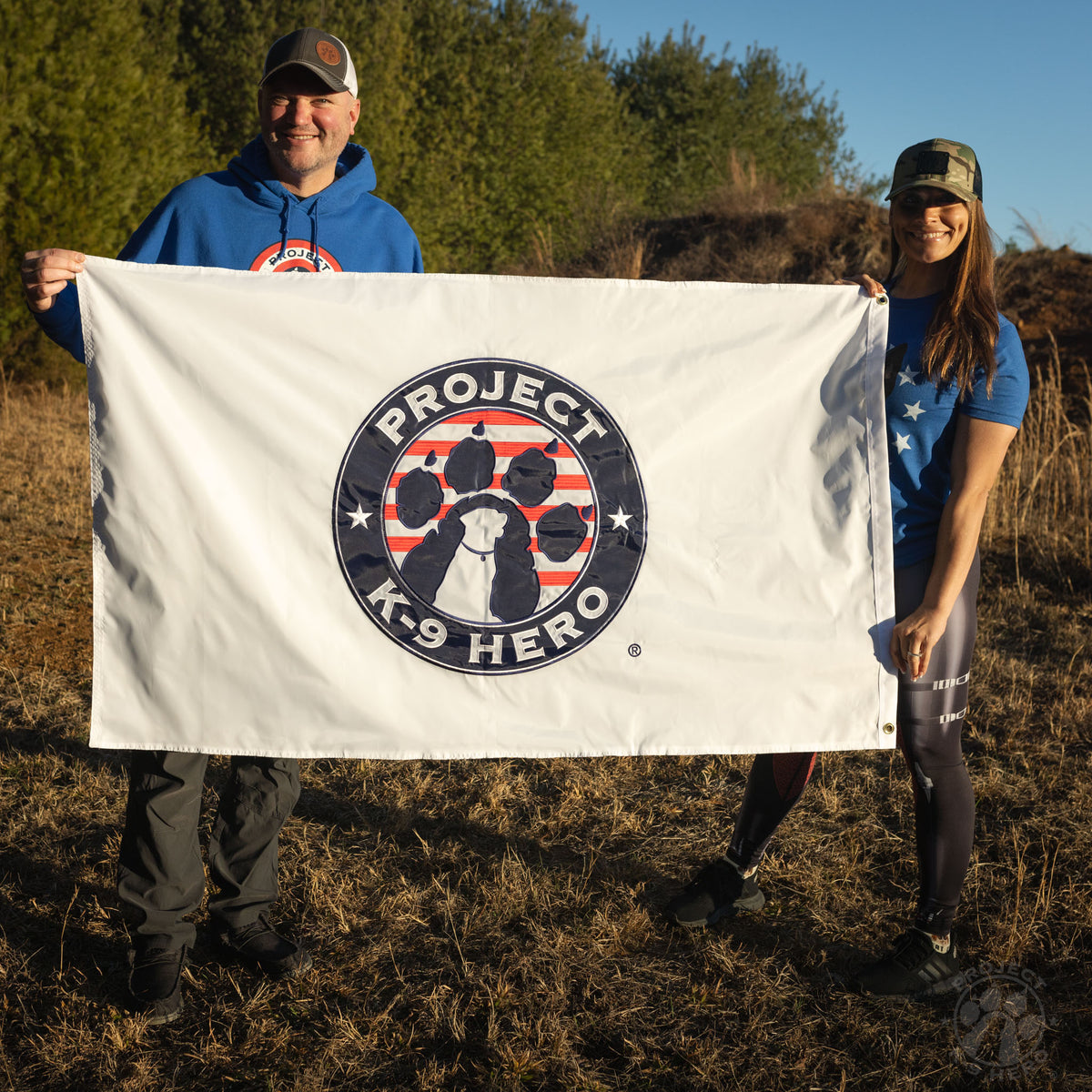 Project K-9 Hero 3 ft. x 5 ft. Flag, Embroidered, DuraSleek™ Polyster ...